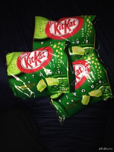 Kit-Kat со вкусом зеленого чая | Пикабу