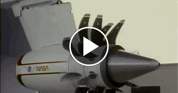 Экспериментальный авиационный двигатель GE36 | Пикабу