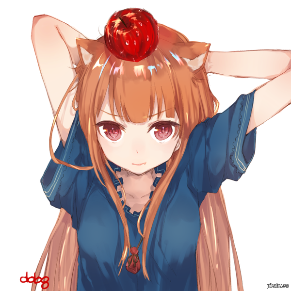 Holo and apple. | Пикабу