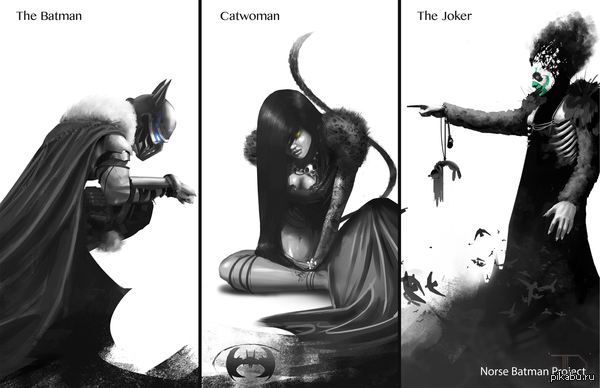 Norse Batman Project от Demetrice Wilson | Пикабу