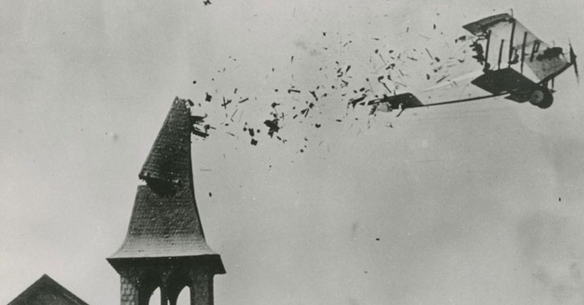 Съемки фильма The Skywayman 1920 год | Пикабу