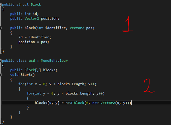 Использование struct (Структуры) в Unity (C#) - 26.07.16 12:51 | Пикабу