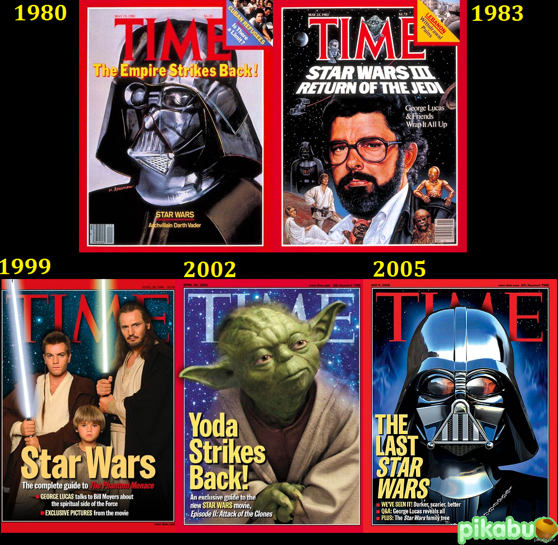 Обложки TIME, приуроченные к номинированию Star Wars на Оскар | Пикабу