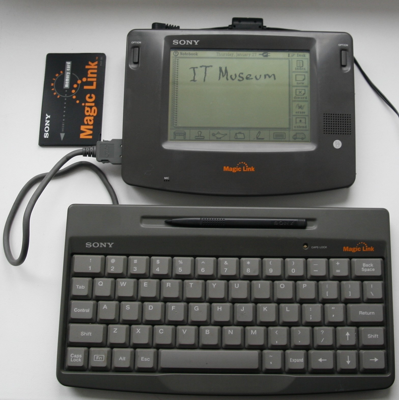 Взгляд в прошлое. Sony Magic Link PIC-1000. | Пикабу