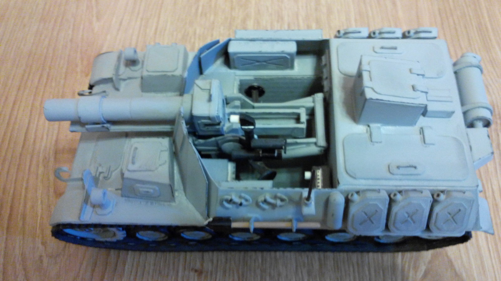 Самоделка из картона. САУ Sturmpanzer II | Пикабу