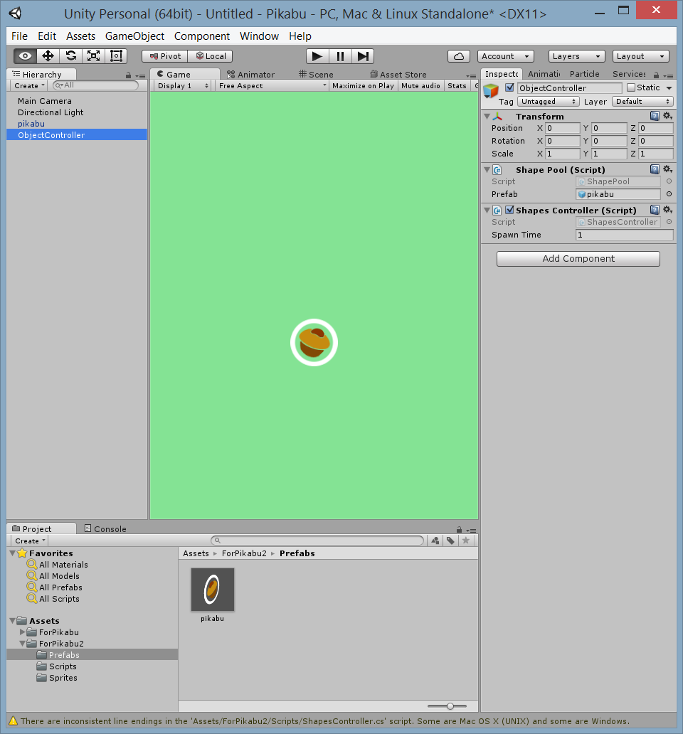 Unity3d. Object Pool | Пикабу