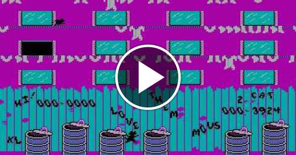 Старейшая игра на настоящем IBM PC, от фирмы IBM, про котиков ...